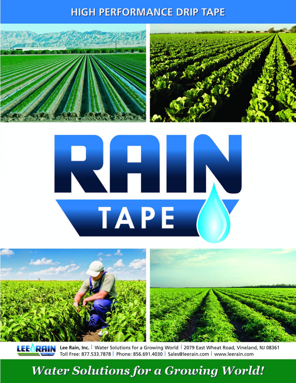 Rain Tape - Lee Rain | Agricultural Irrigation